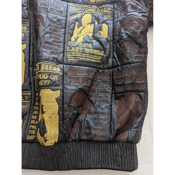 Newspaper | Jackets & Coats | Rare Vtg 9s Newspaper Tupac 2pac Shakur ...